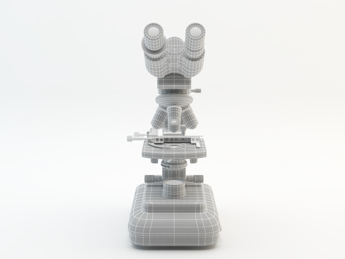 microscope micro 3d model