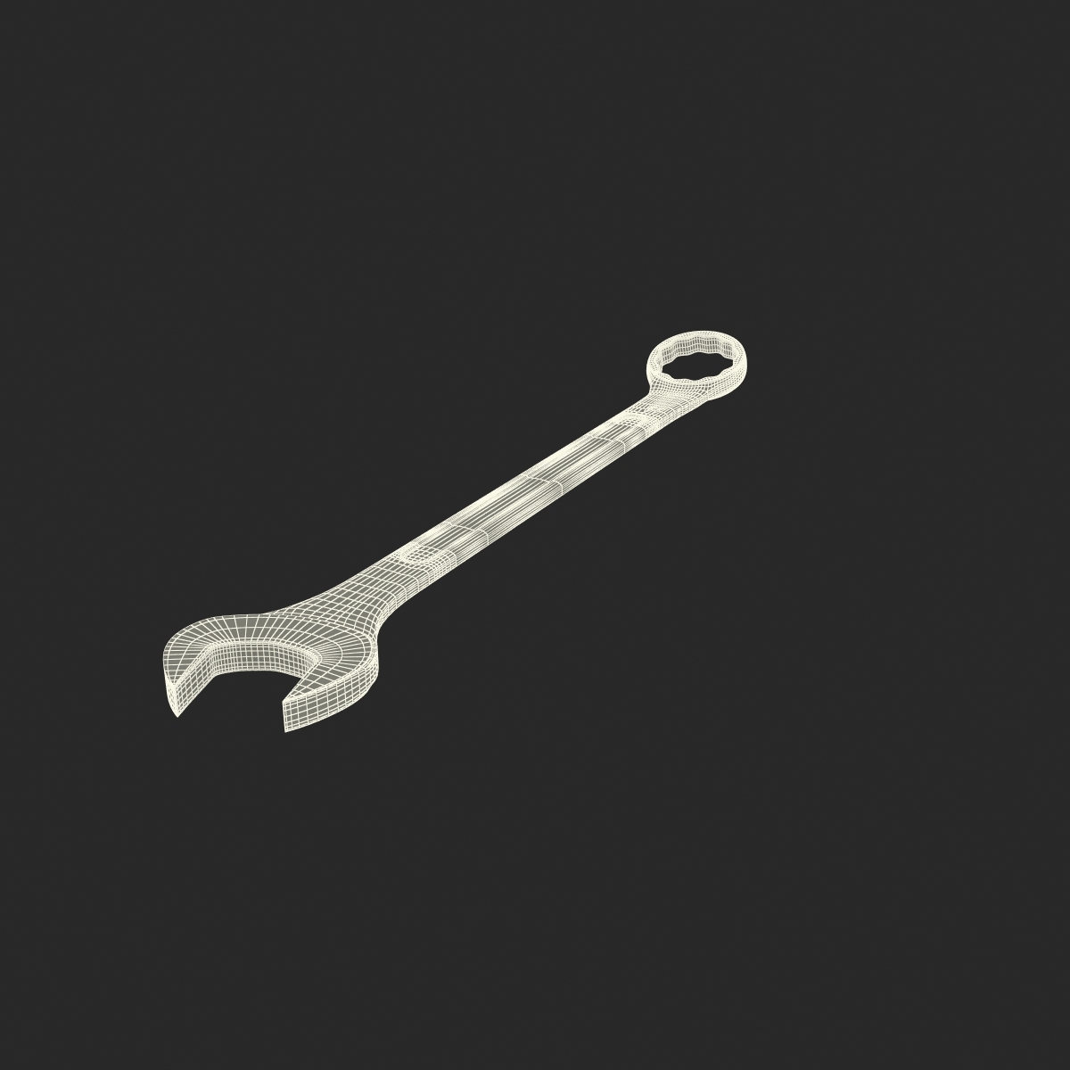 combination wrench 3d model