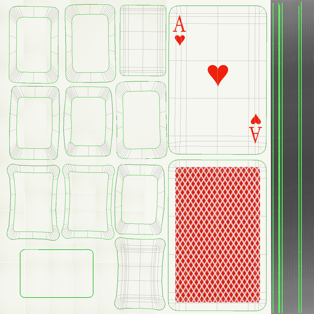 3d deck playing cards