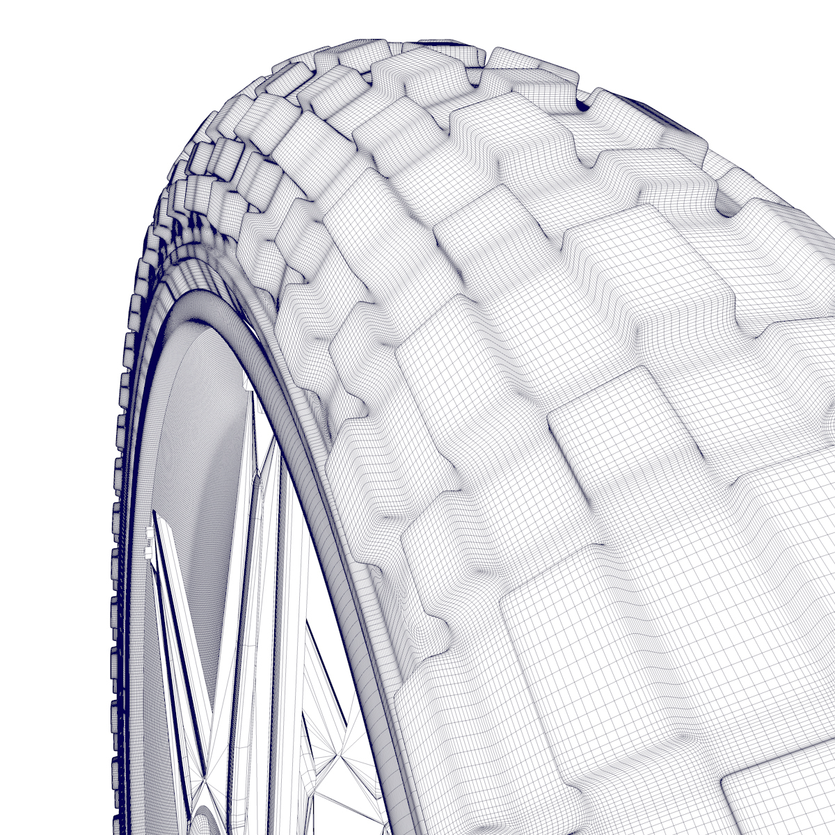 cinema4d motorcycle tire