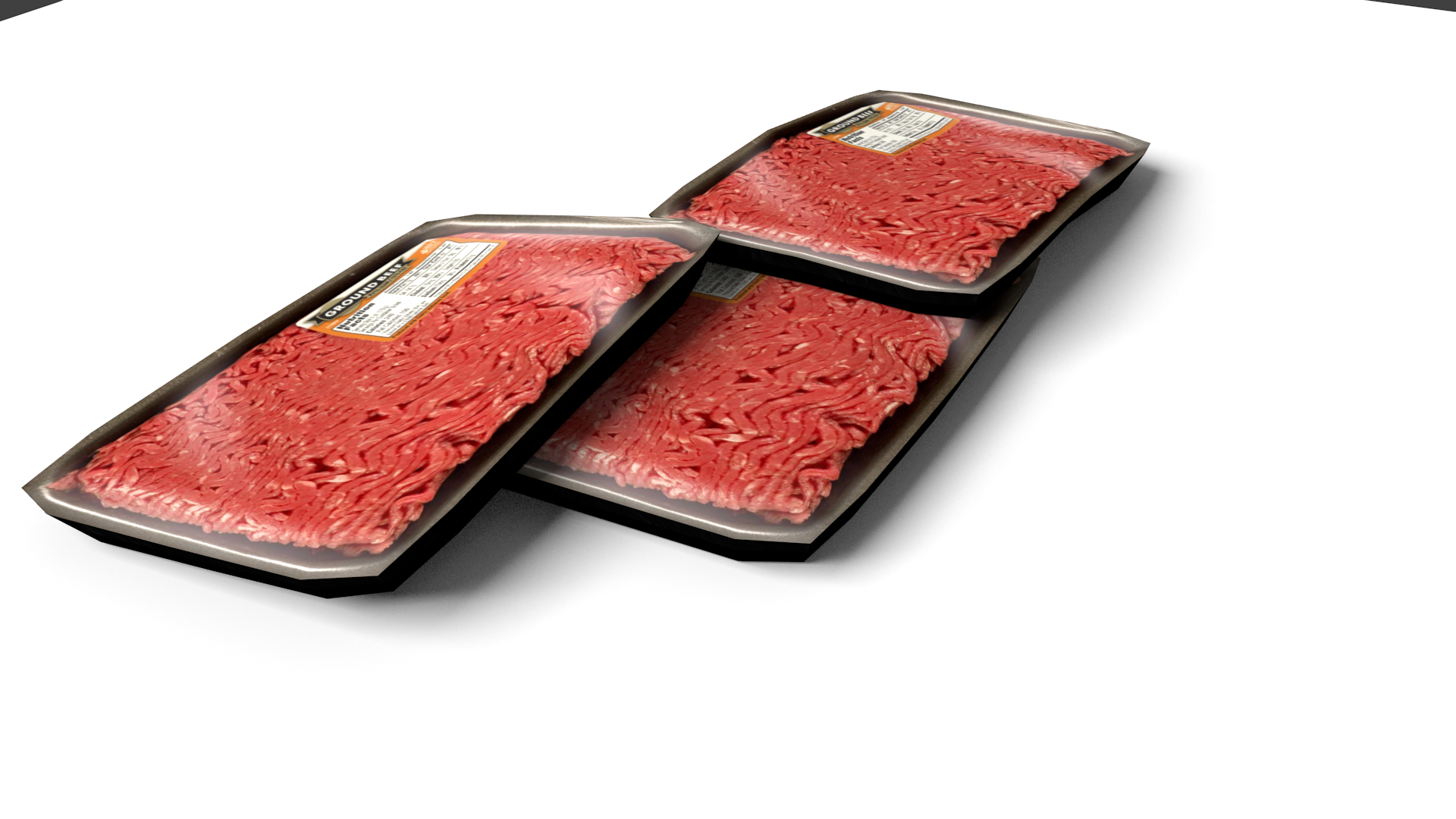 3d model ground beef