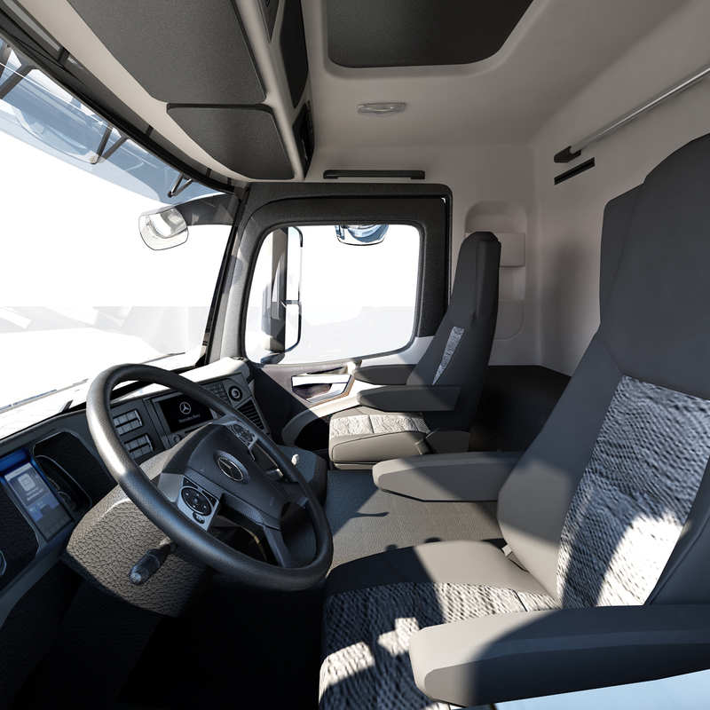 arocs 6x4 tipper 3d model