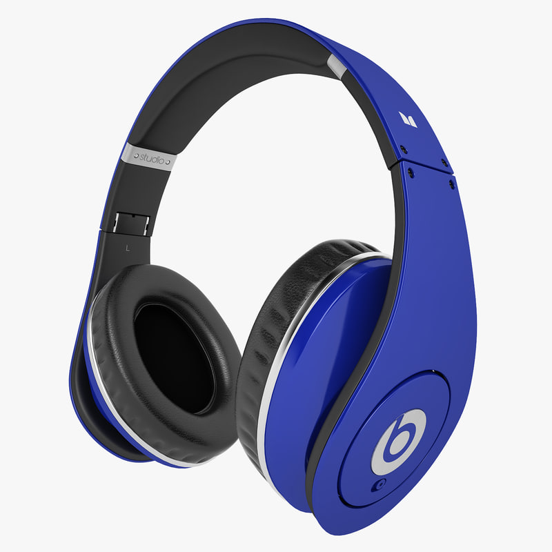 monster beats studio 3d model