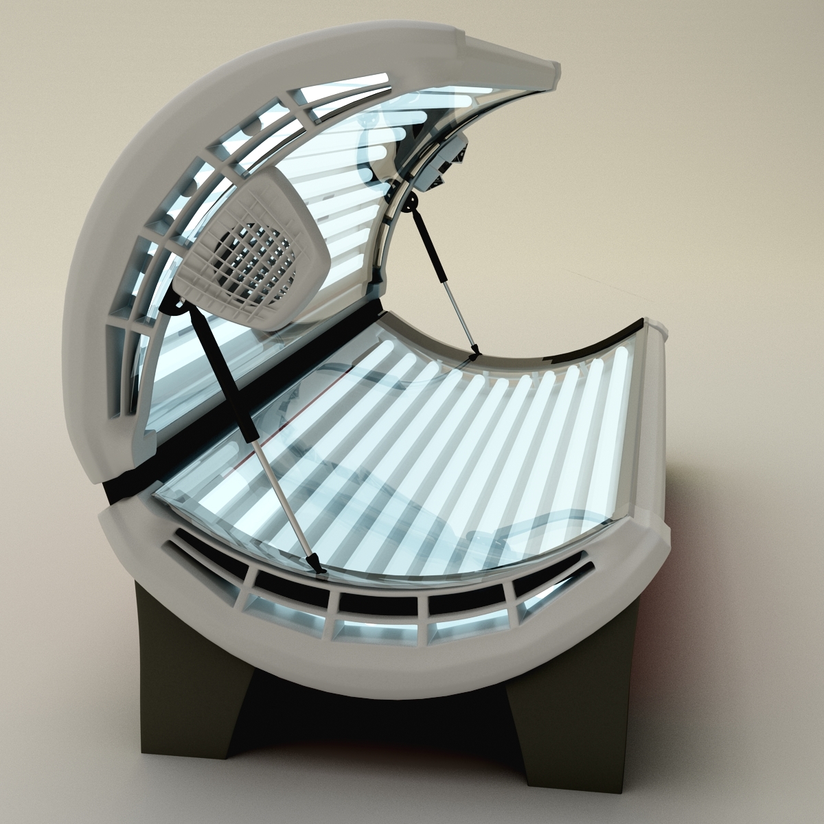 3d tanning bed model