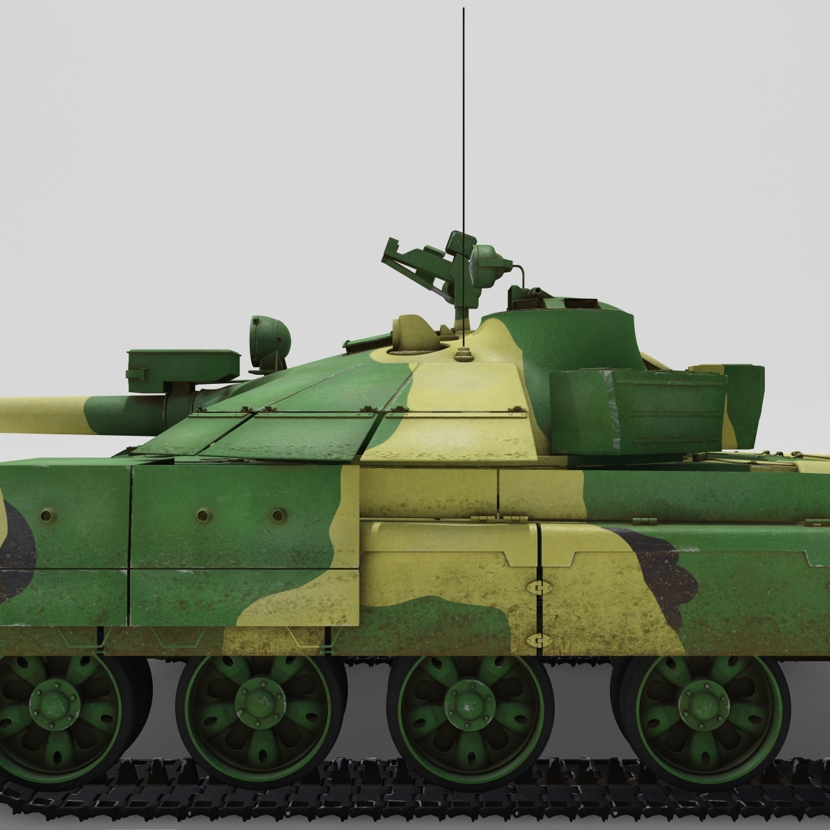 3d t-62m soviet main battle tank