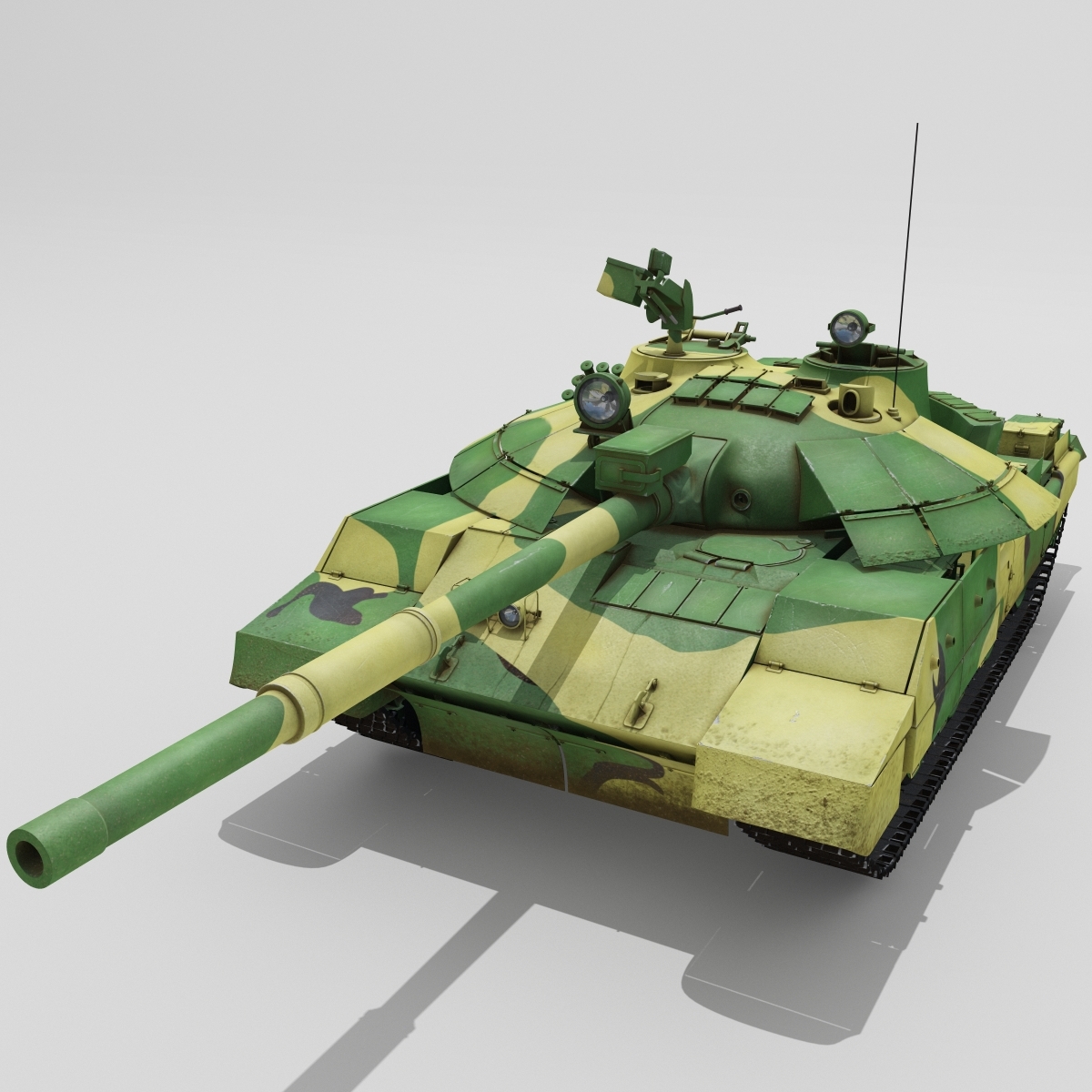 3d t-62m soviet main battle tank