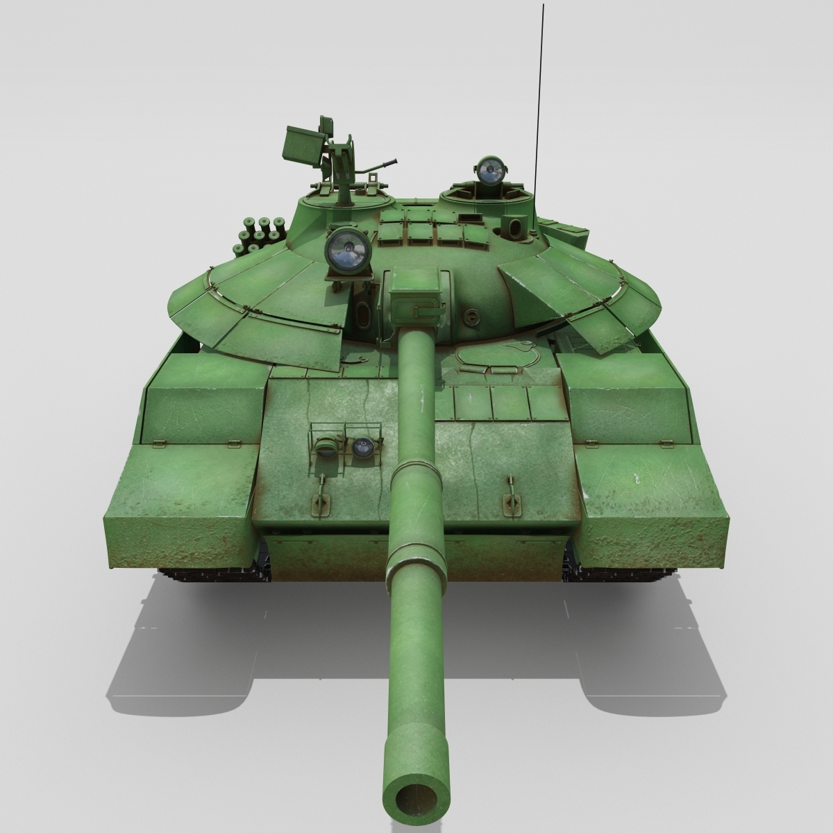 3d model t-62m soviet main battle tank