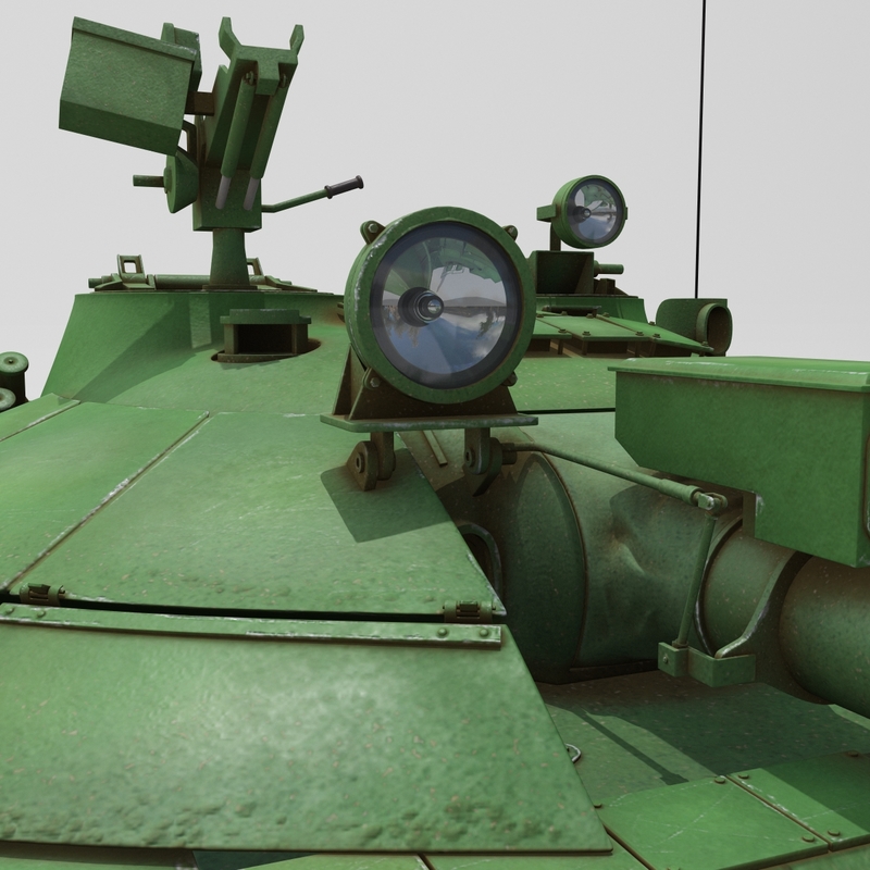3d model t-62m soviet main battle tank