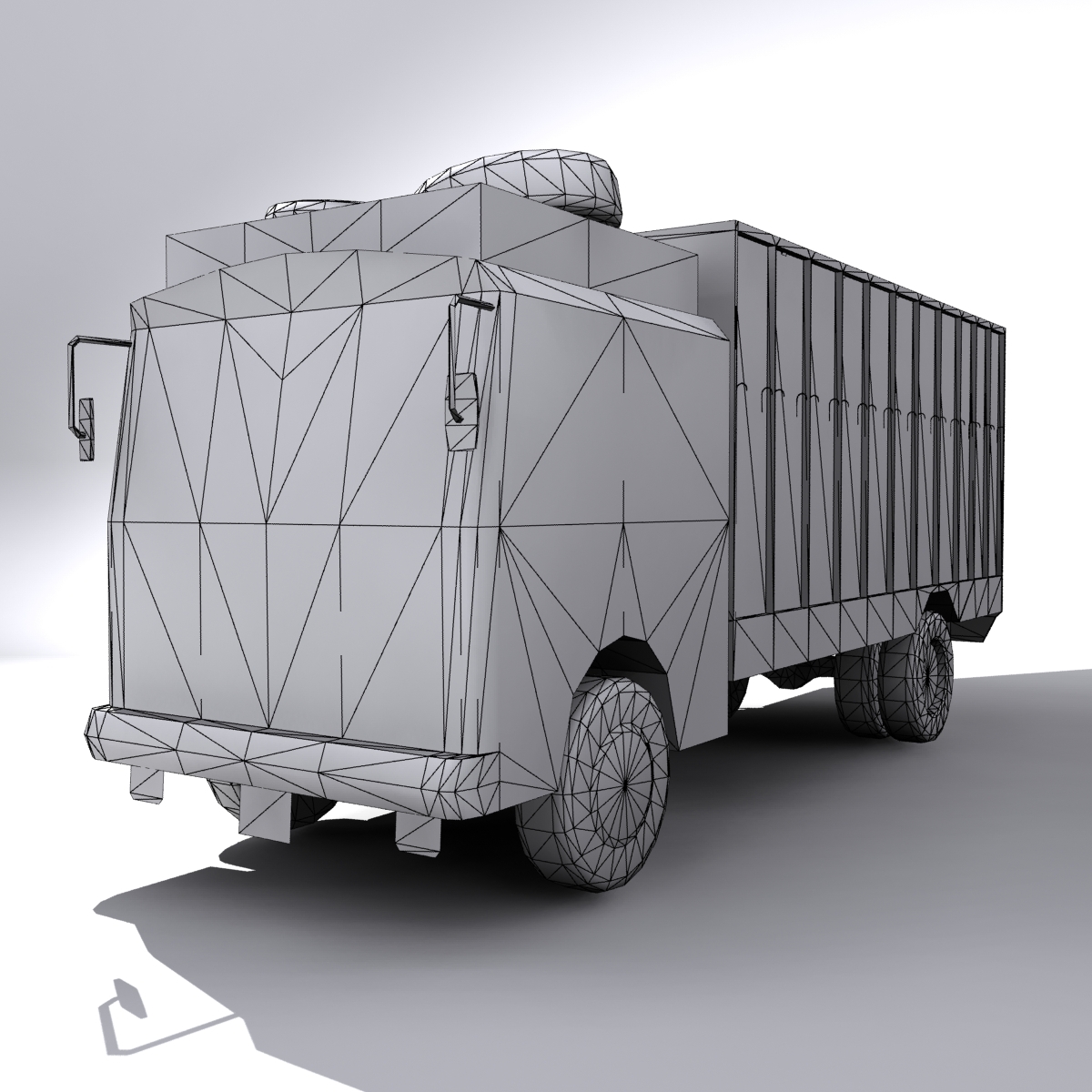 local indian truck 3d model