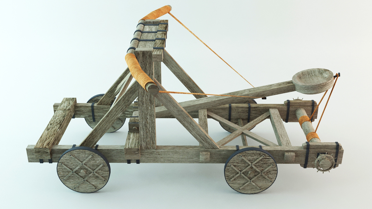 modelo 3d catapulta - TurboSquid 816970