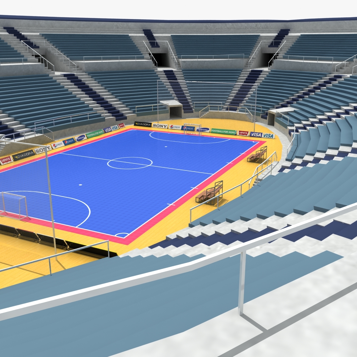 3d futsal chairs