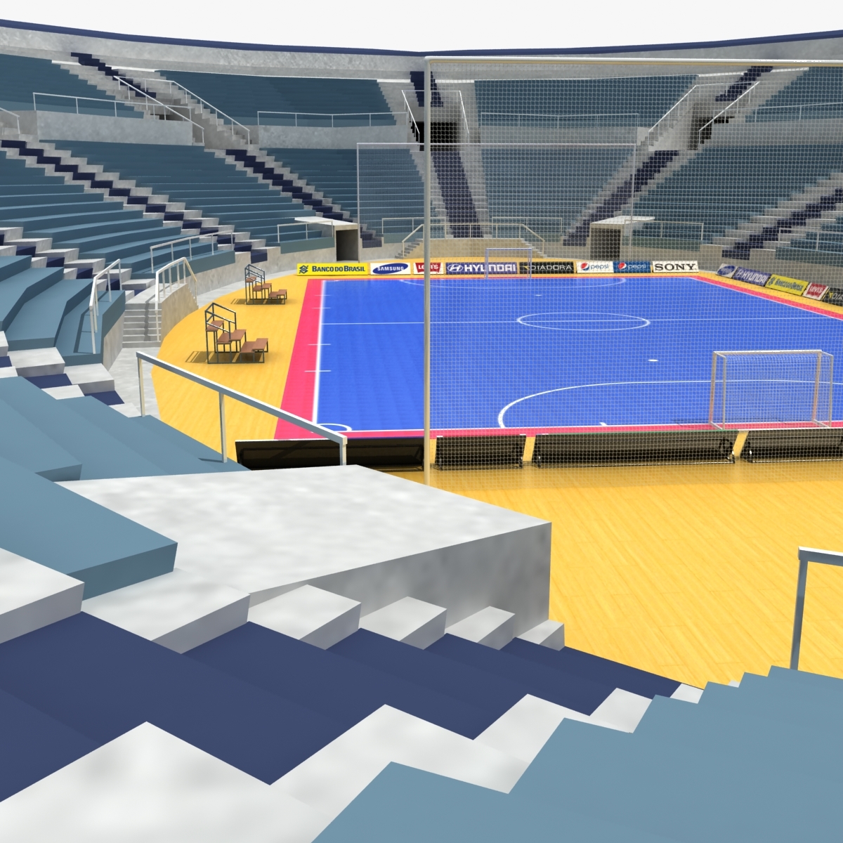 3d futsal chairs