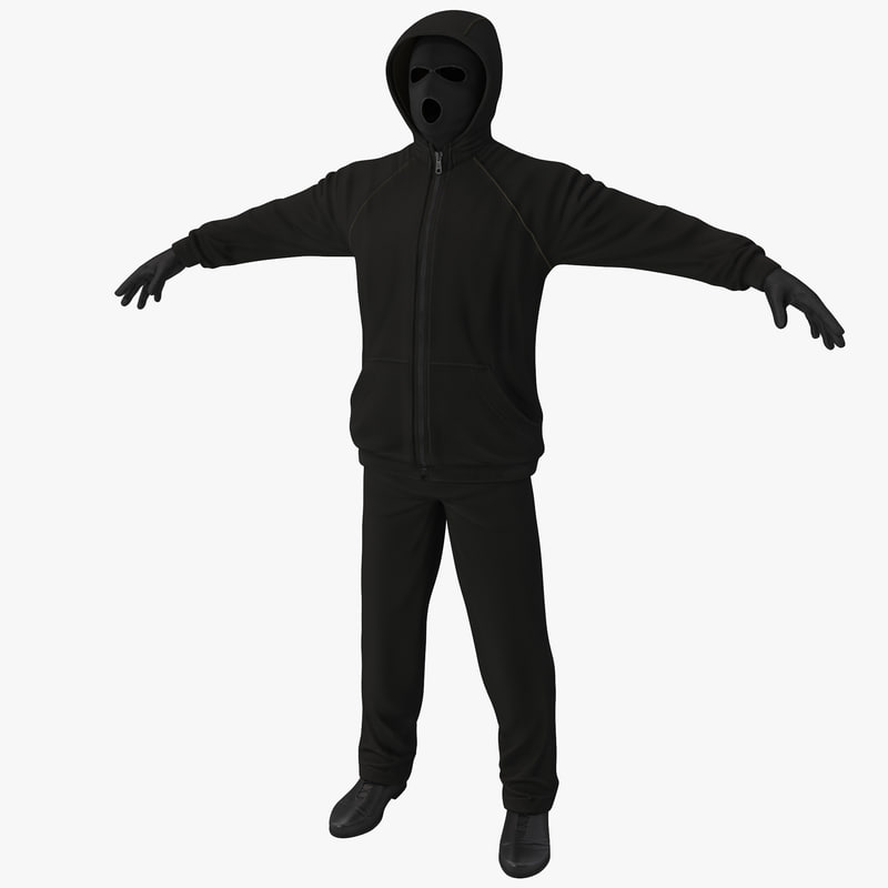 3d model robber clothes