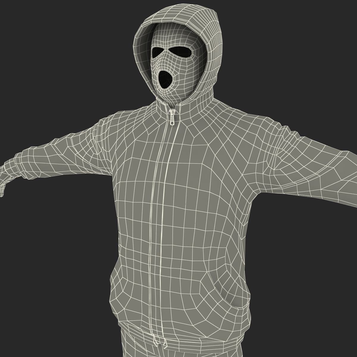 3d model robber clothes
