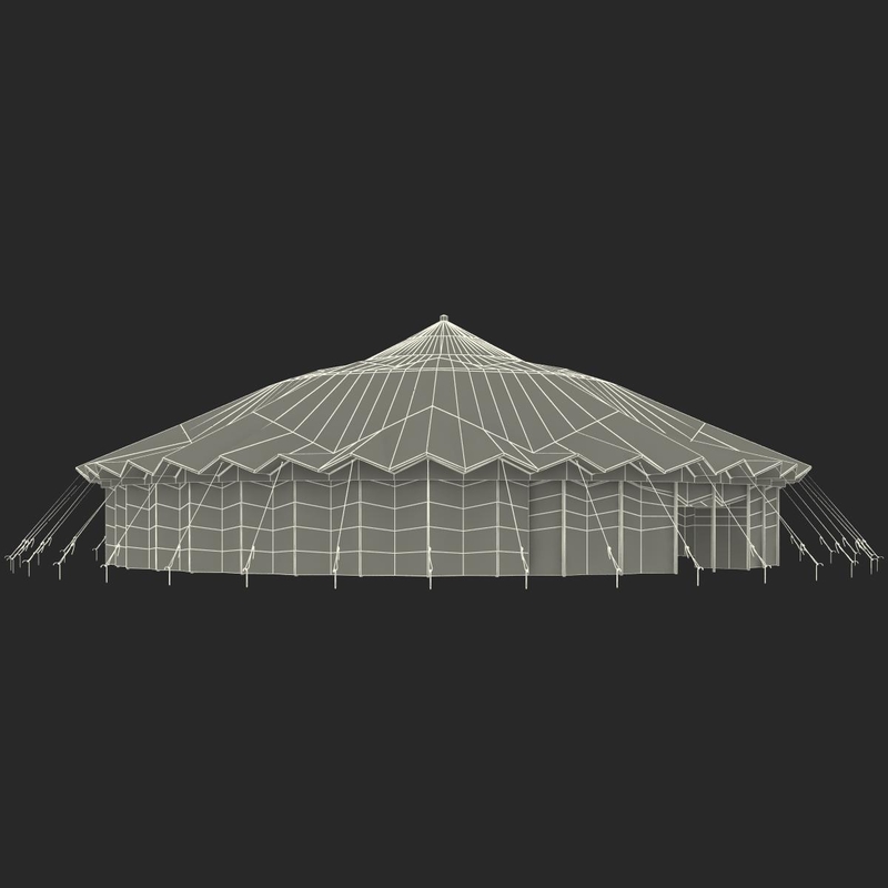 3d model party tent