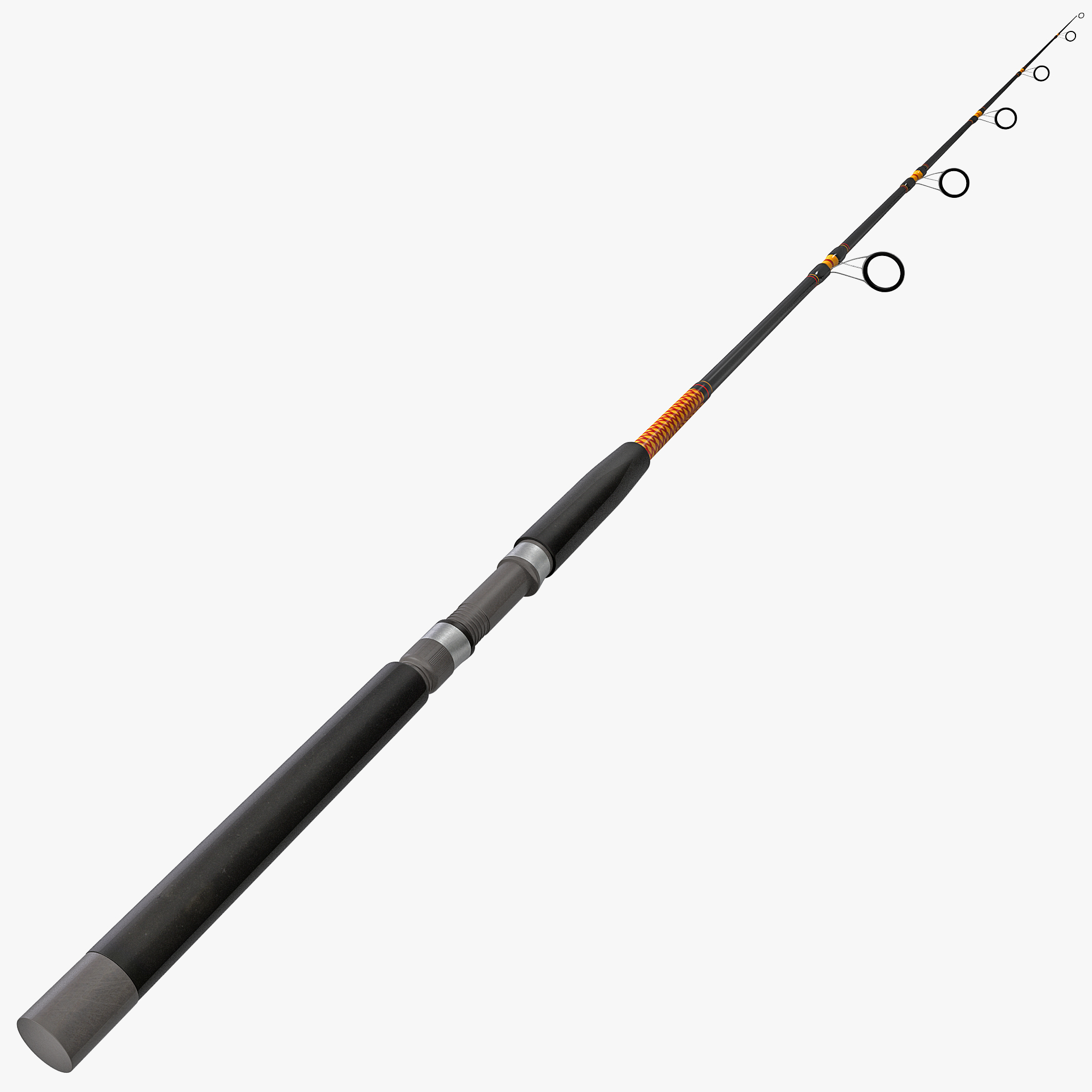fishing rod 2 3d model