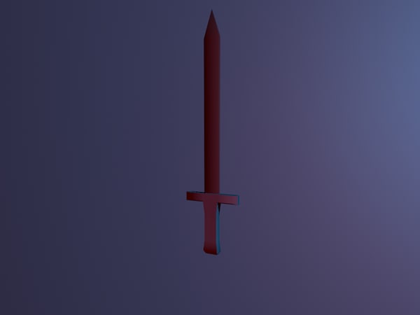 Espada Simples Modelo 3D - TurboSquid 803425