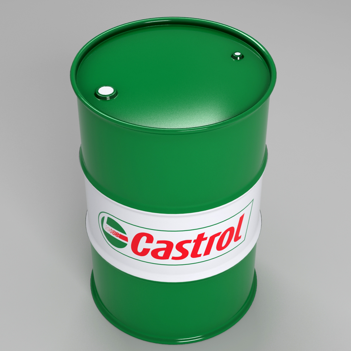 barrel castrol 3d max