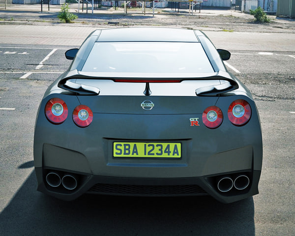 3d nissan gtr model