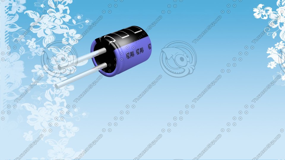 3d model capacitor 3d