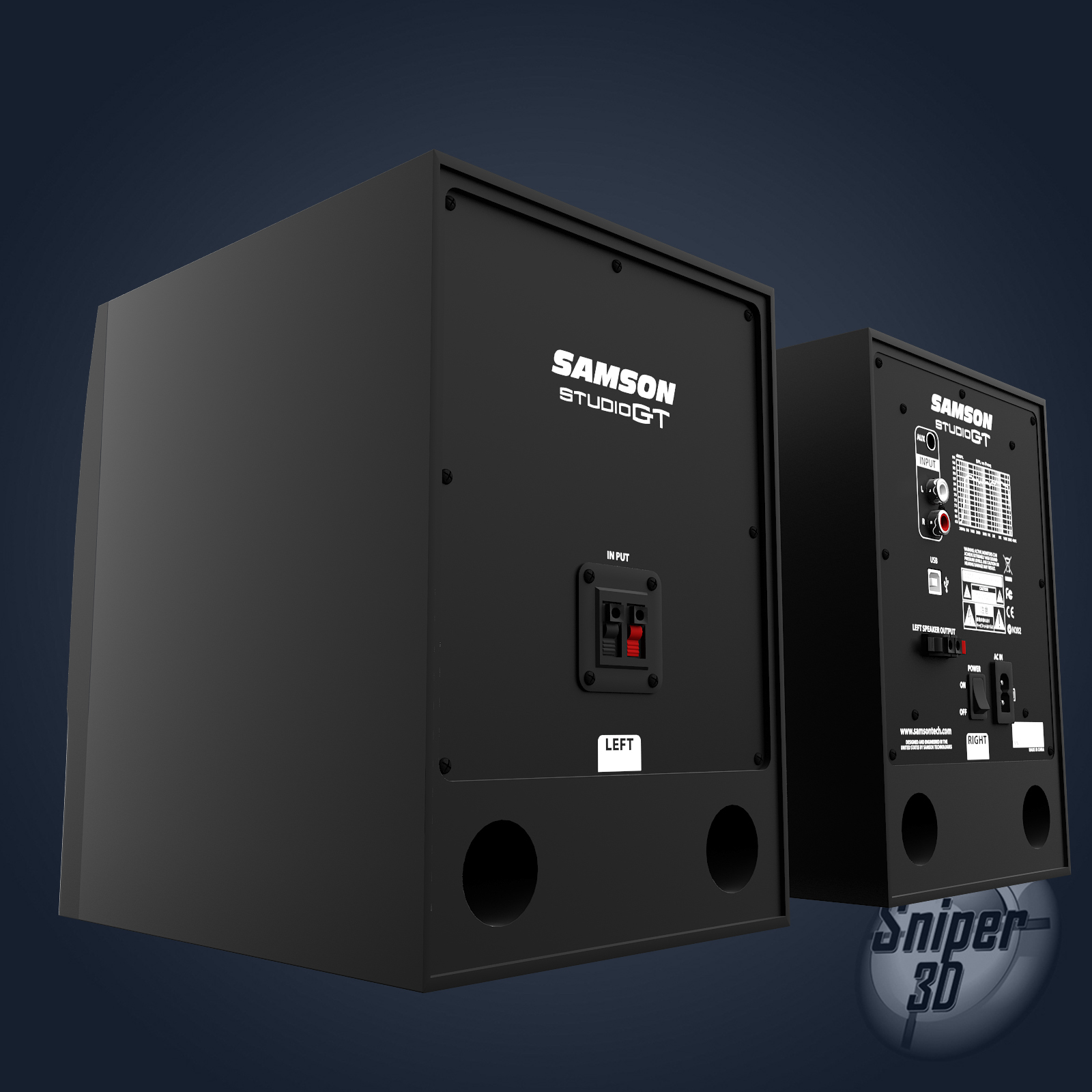 samson studio gt 3d model