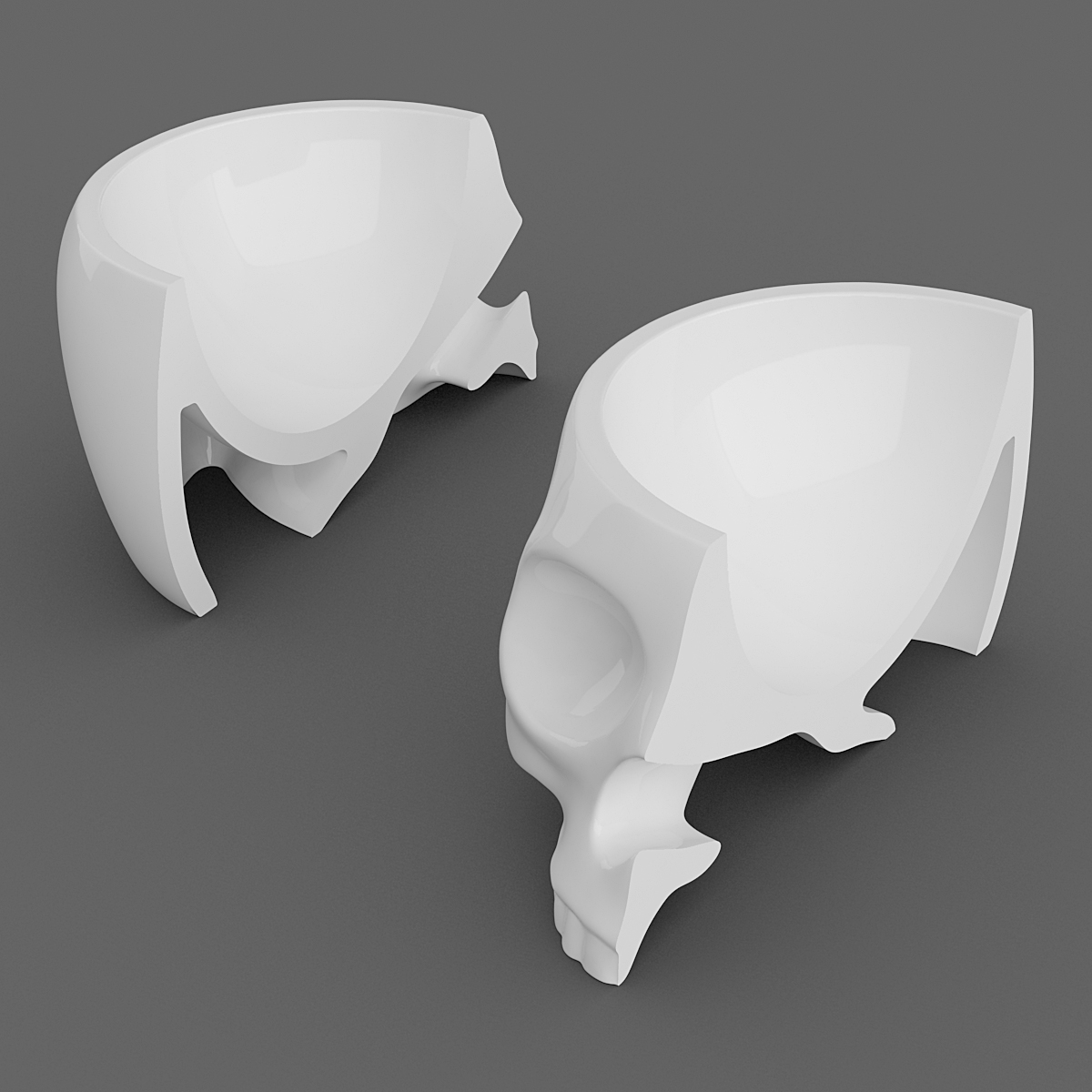 human skull egg cup max