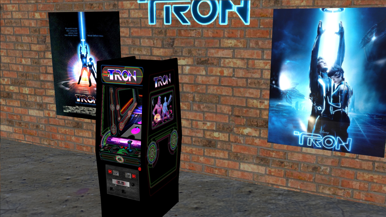 3ds max tron arcade classic