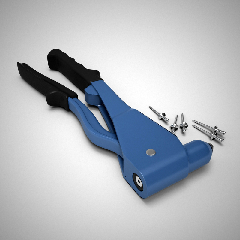 rivet tool 3d model