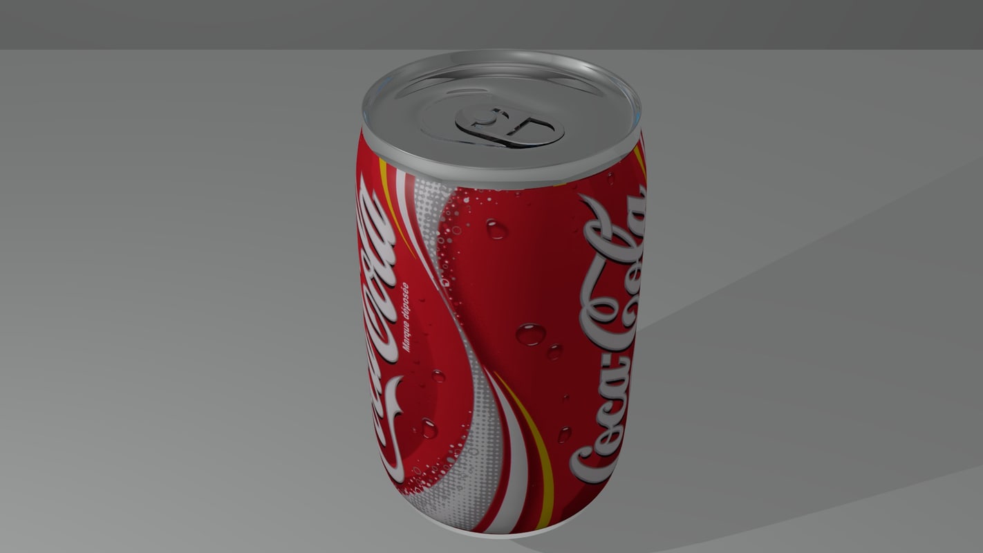 3d soft drink model