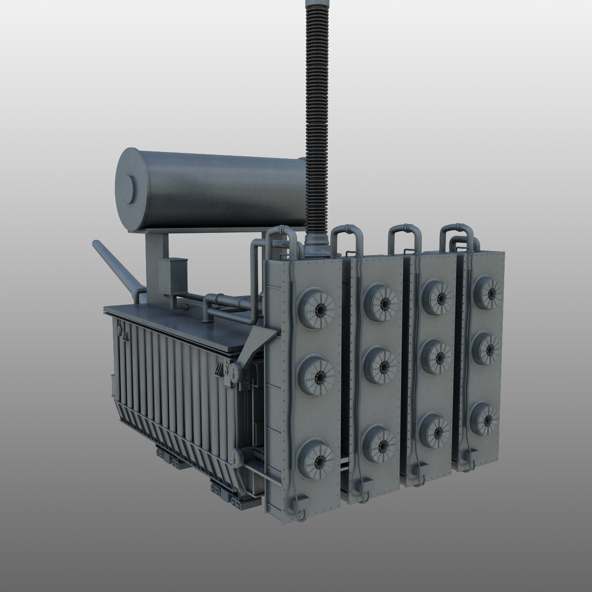 3d electrical transformer model