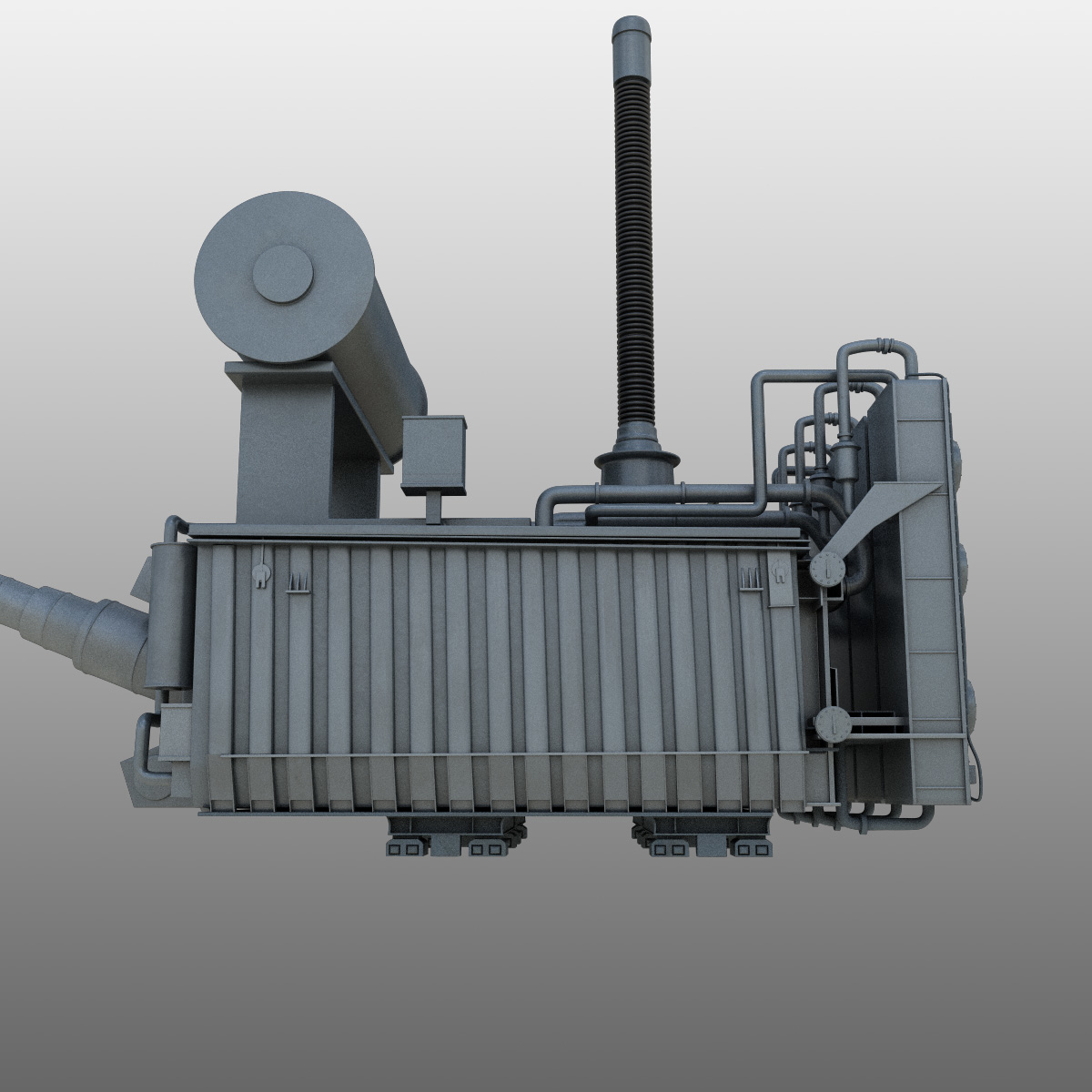 3d electrical transformer model