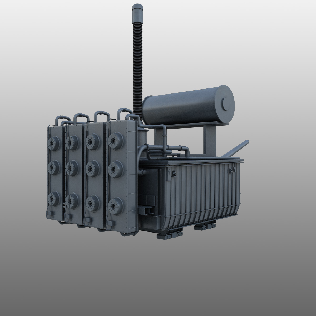 3d electrical transformer model