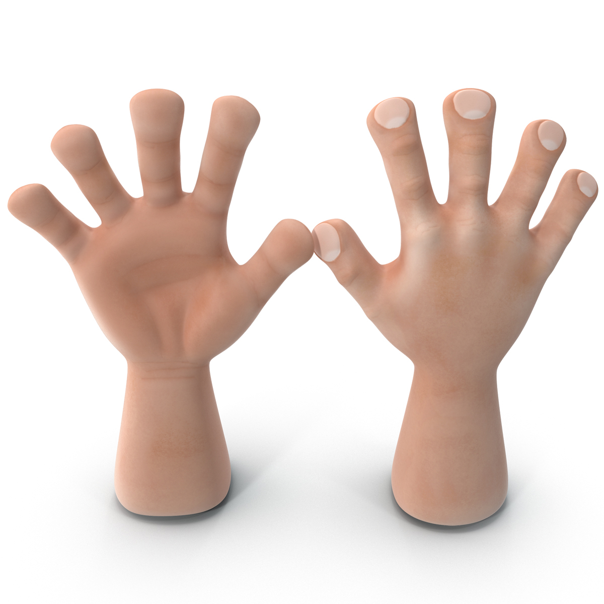 cartoon hand 3d model