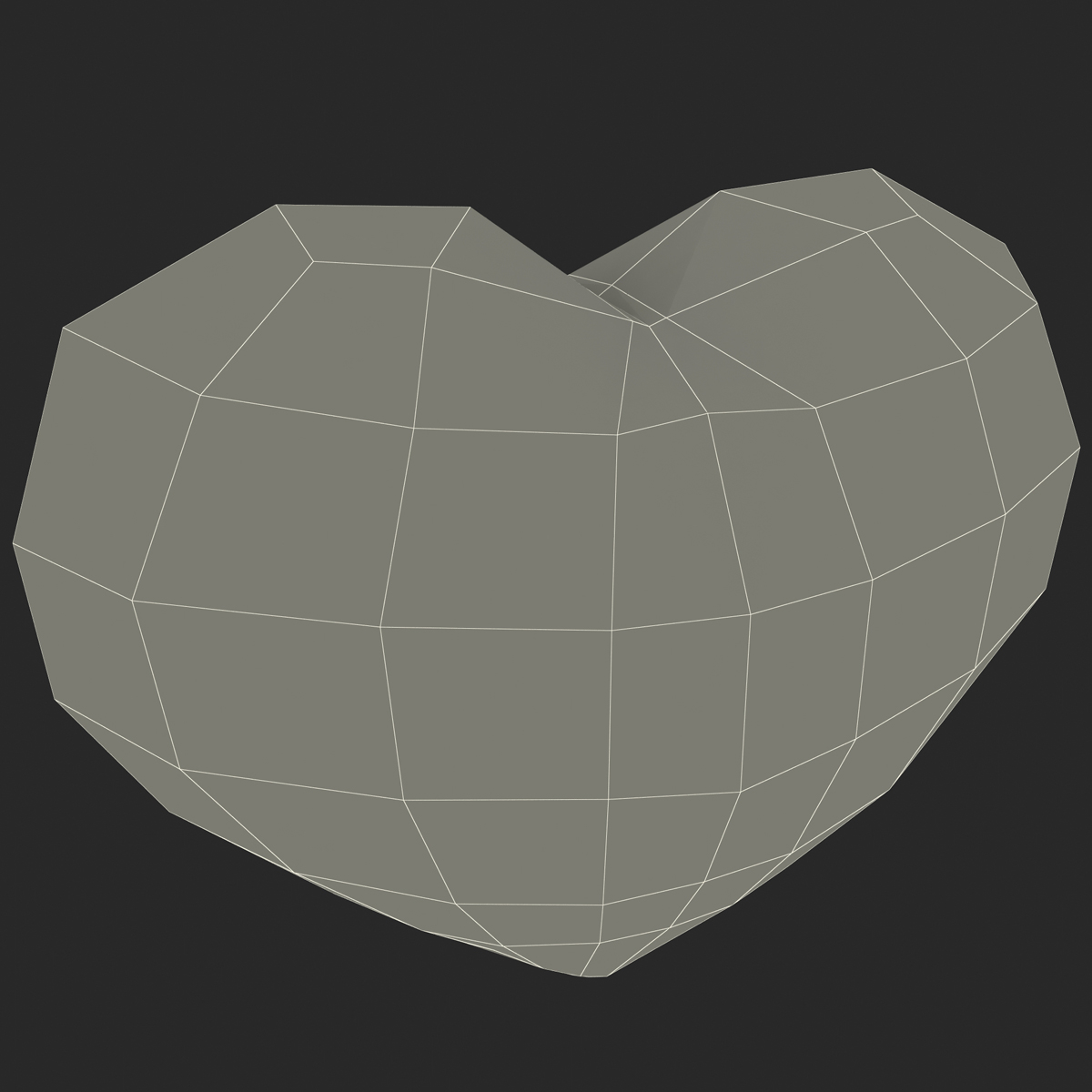 heart shape 3d max