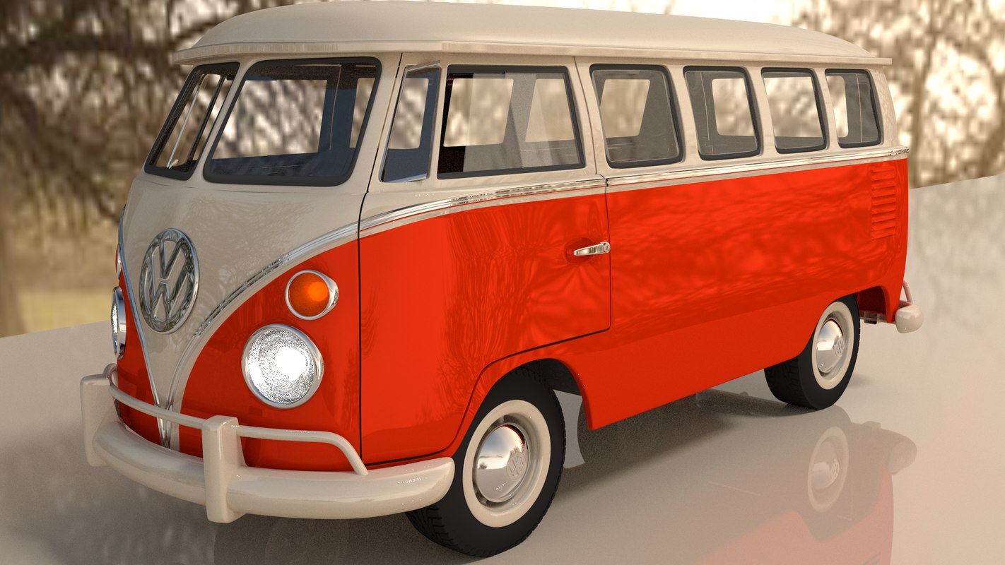 3d kombi bus model