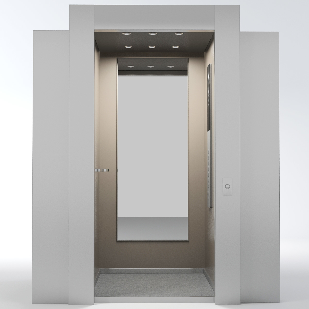 3d model elevator