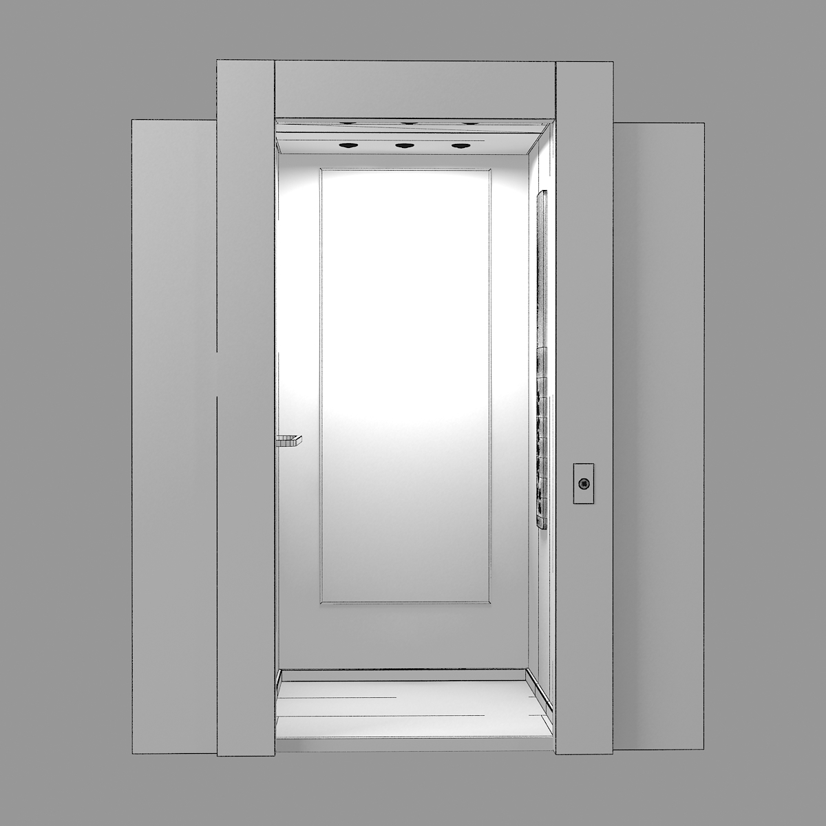 3d model elevator