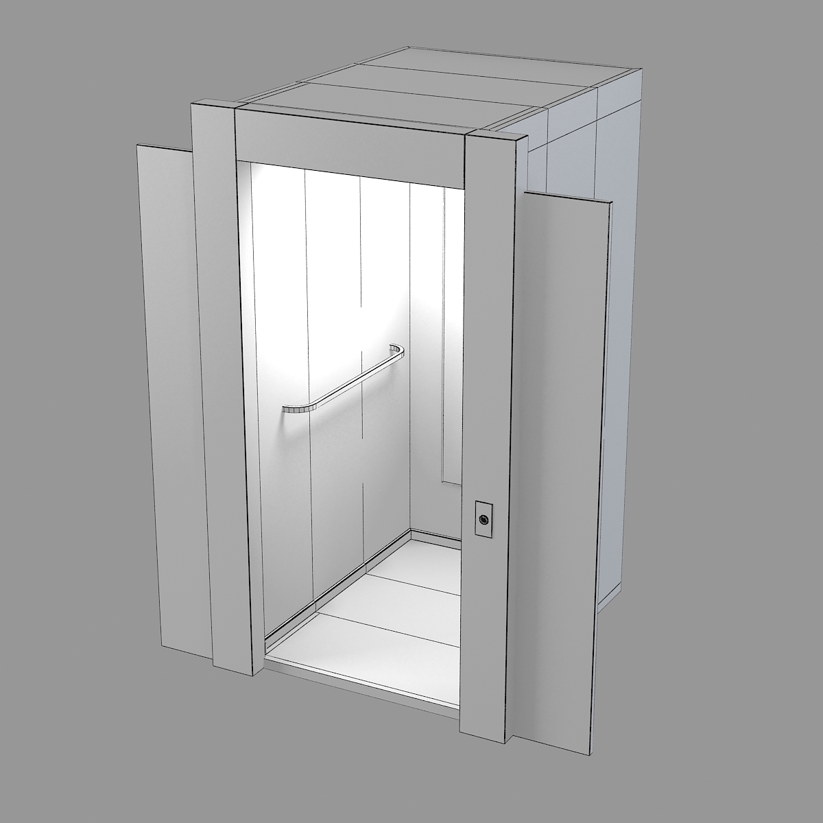 3d model elevator