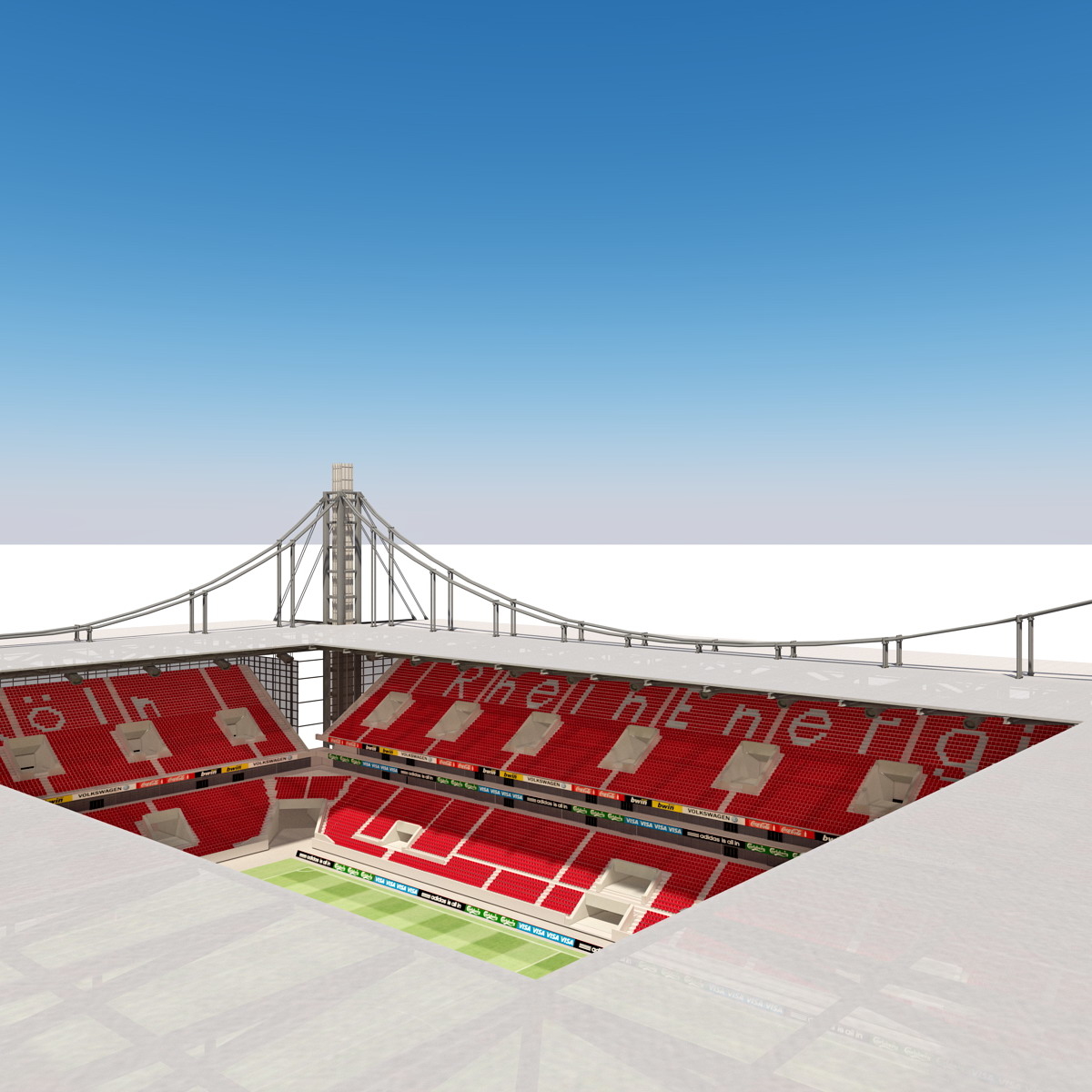 rhein energie stadion 3d 3ds