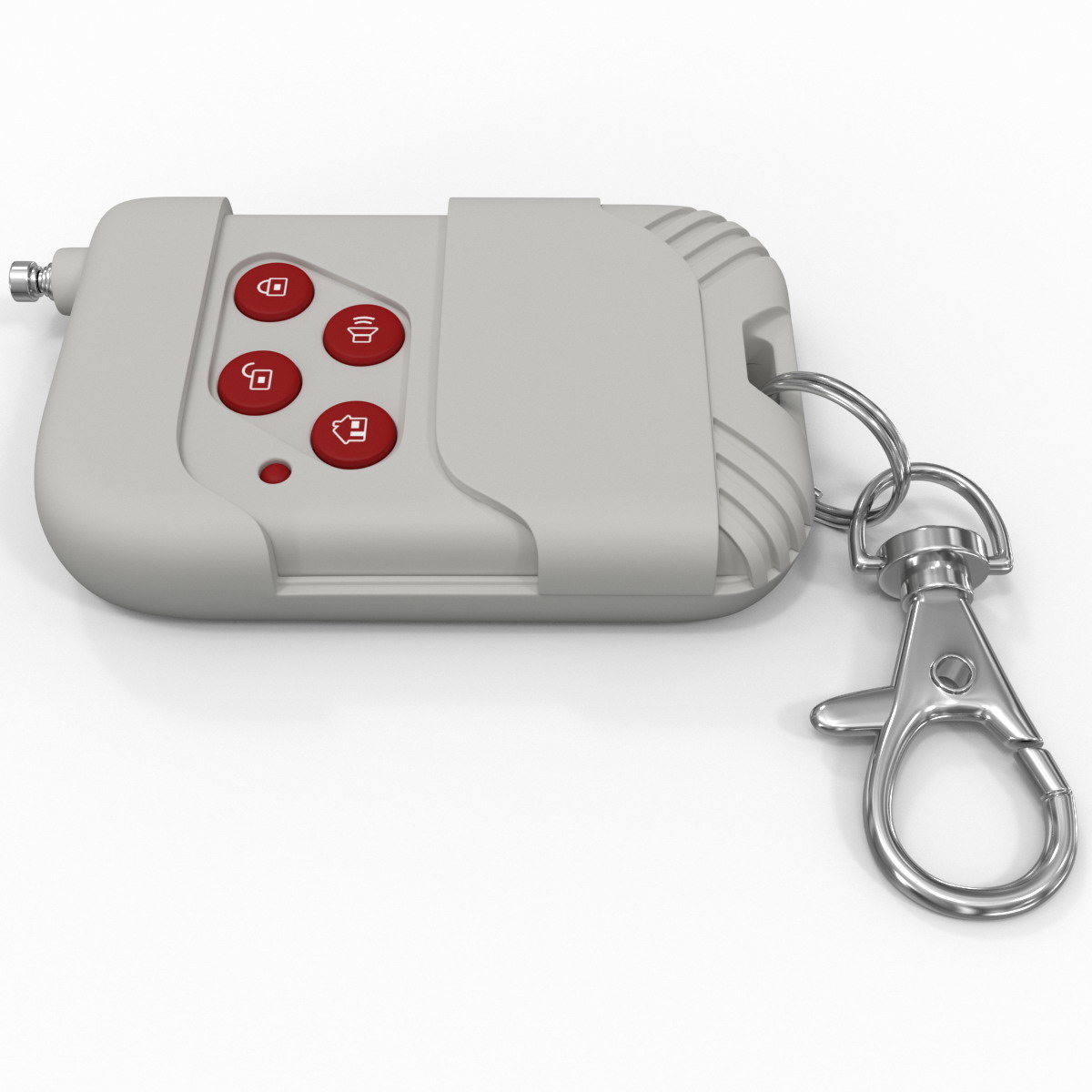 3d model wired emergency security panic