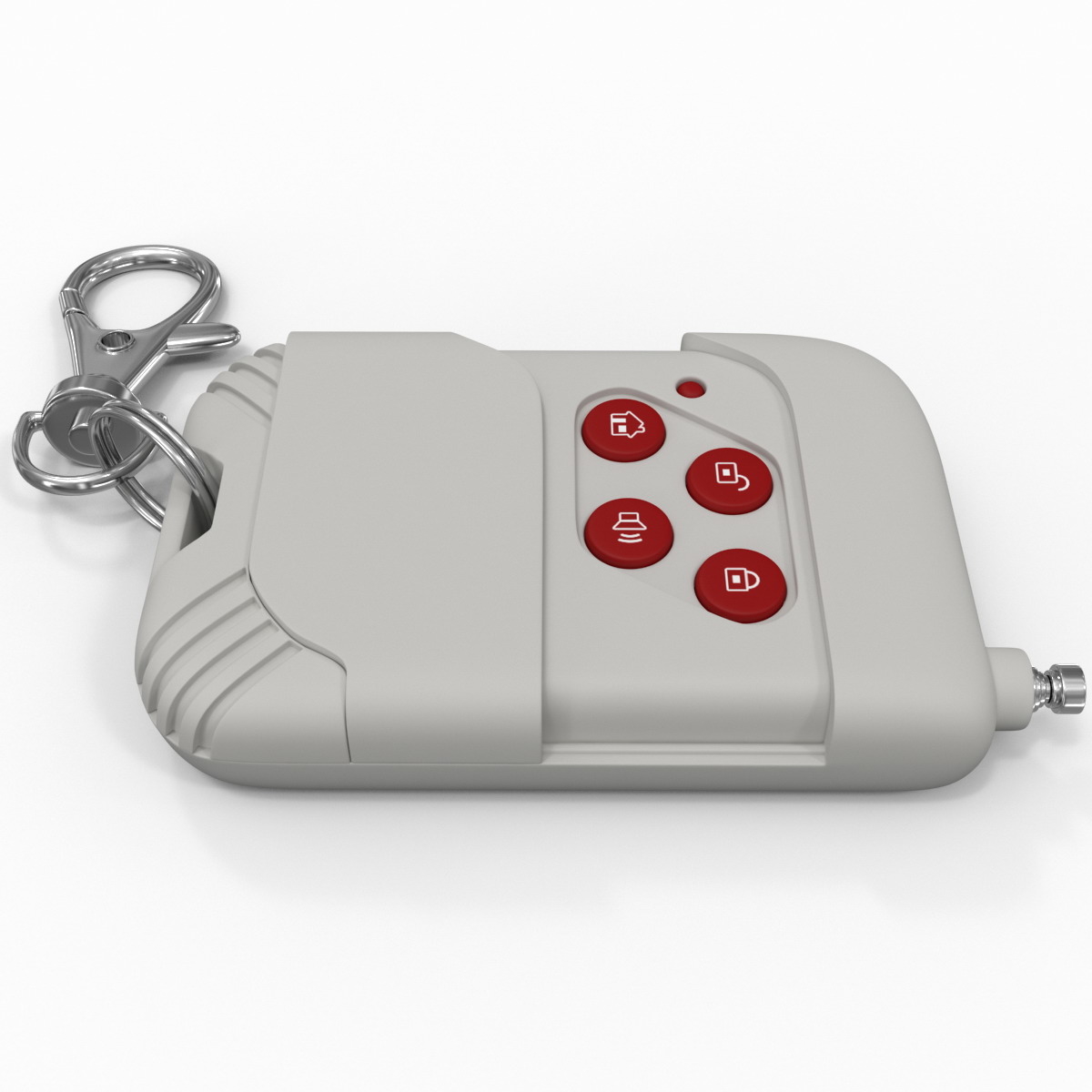 3d model wired emergency security panic