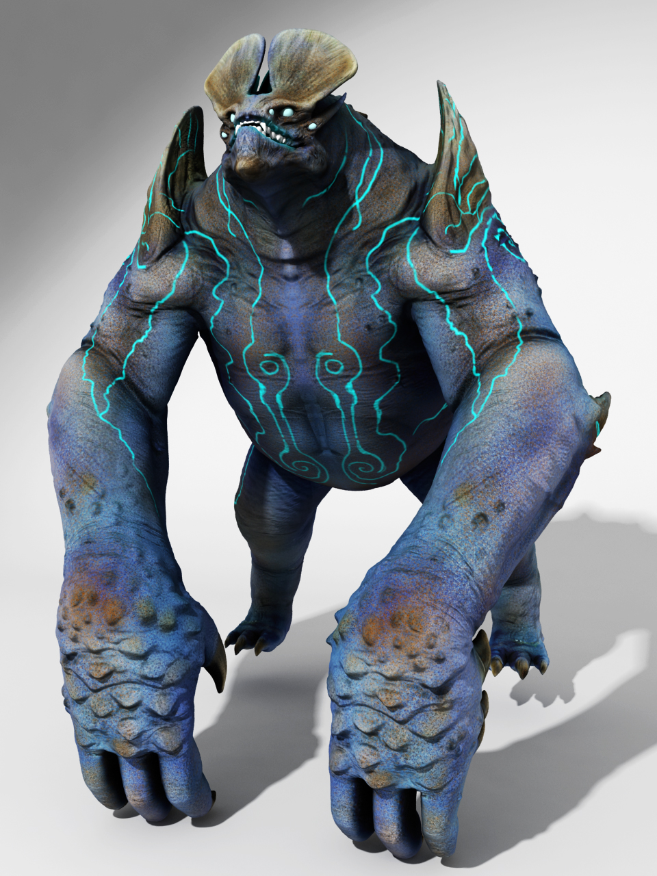 monster pacific rim 3d max