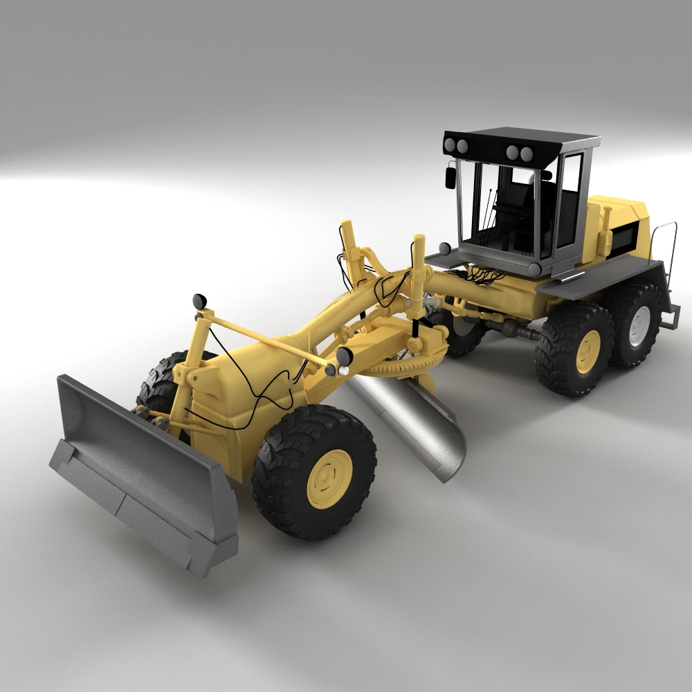 grader 3d model