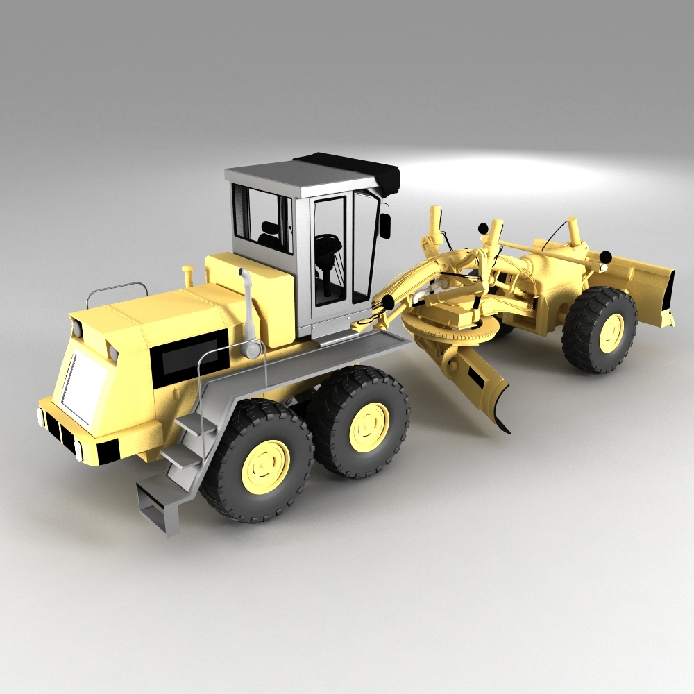 grader 3d model