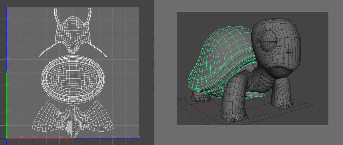 cartoon turtle 3d obj