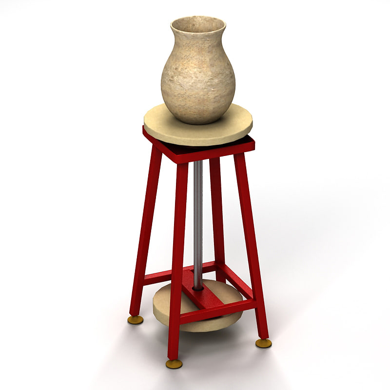3d pottery table