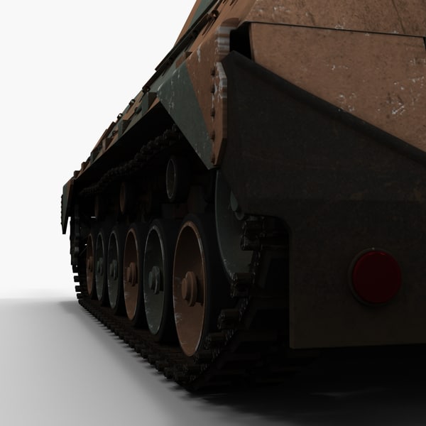 argentine medium tank tam 3d model