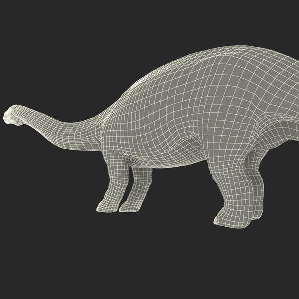 brontosaurus rigged 3d model