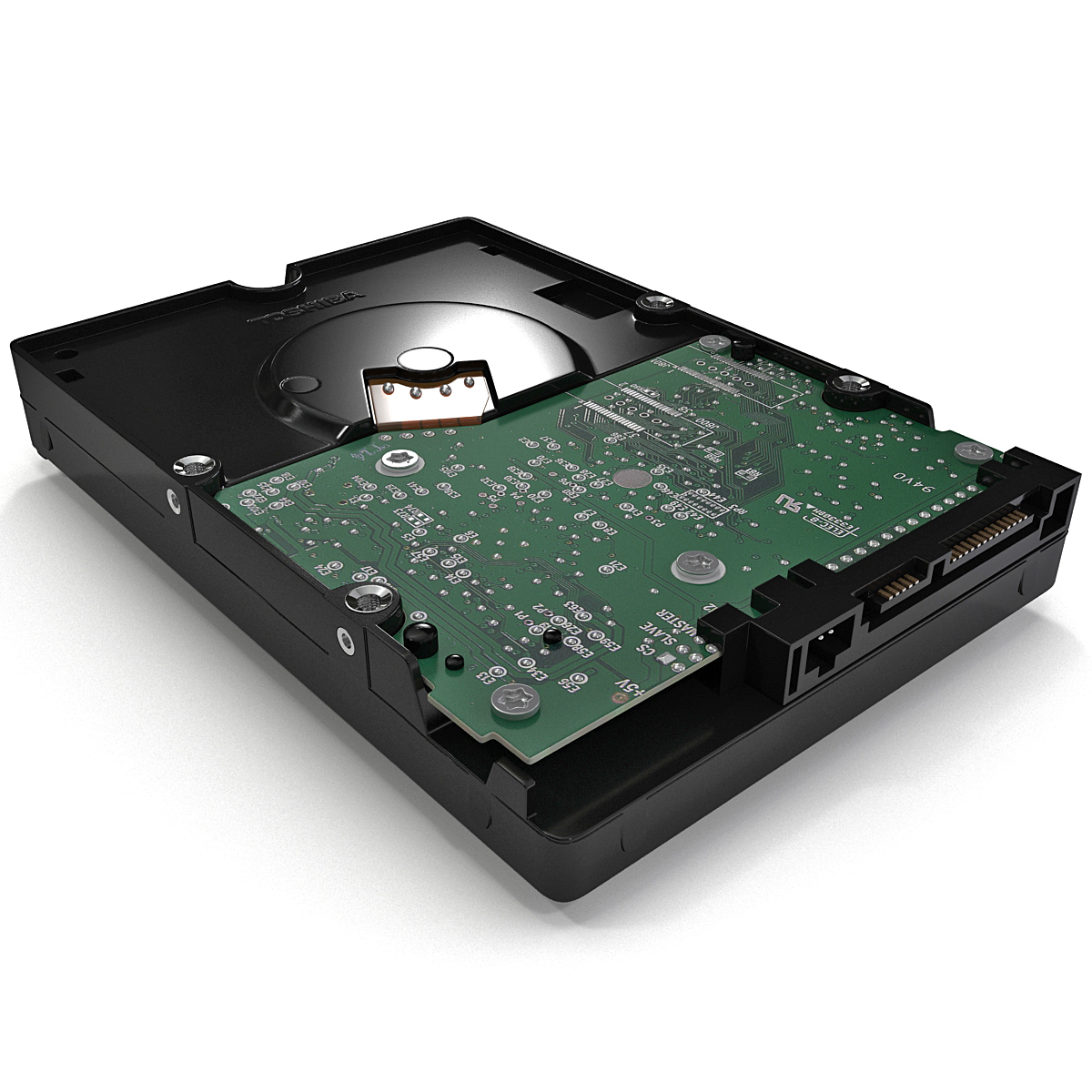 internal hard drive 3d obj