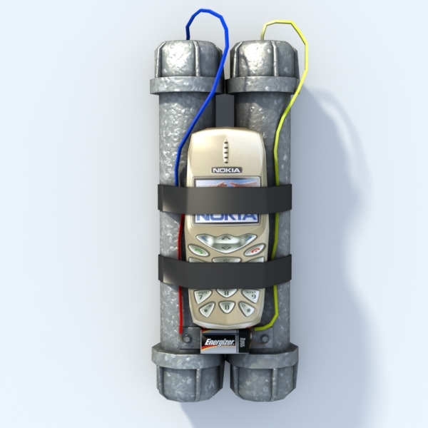 3d model ied cell phone